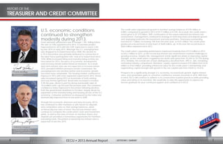 EECU Credit Union 2013 Annual Report | PDF