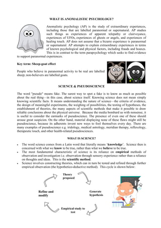 Anomalistic booklet | PDF