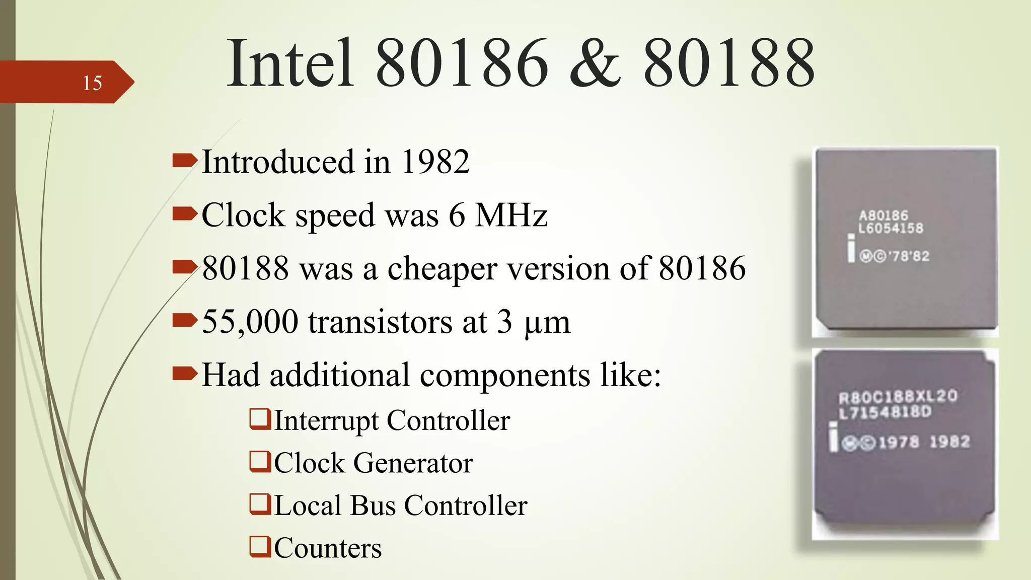 Evolution of Intel Processors | PPTX