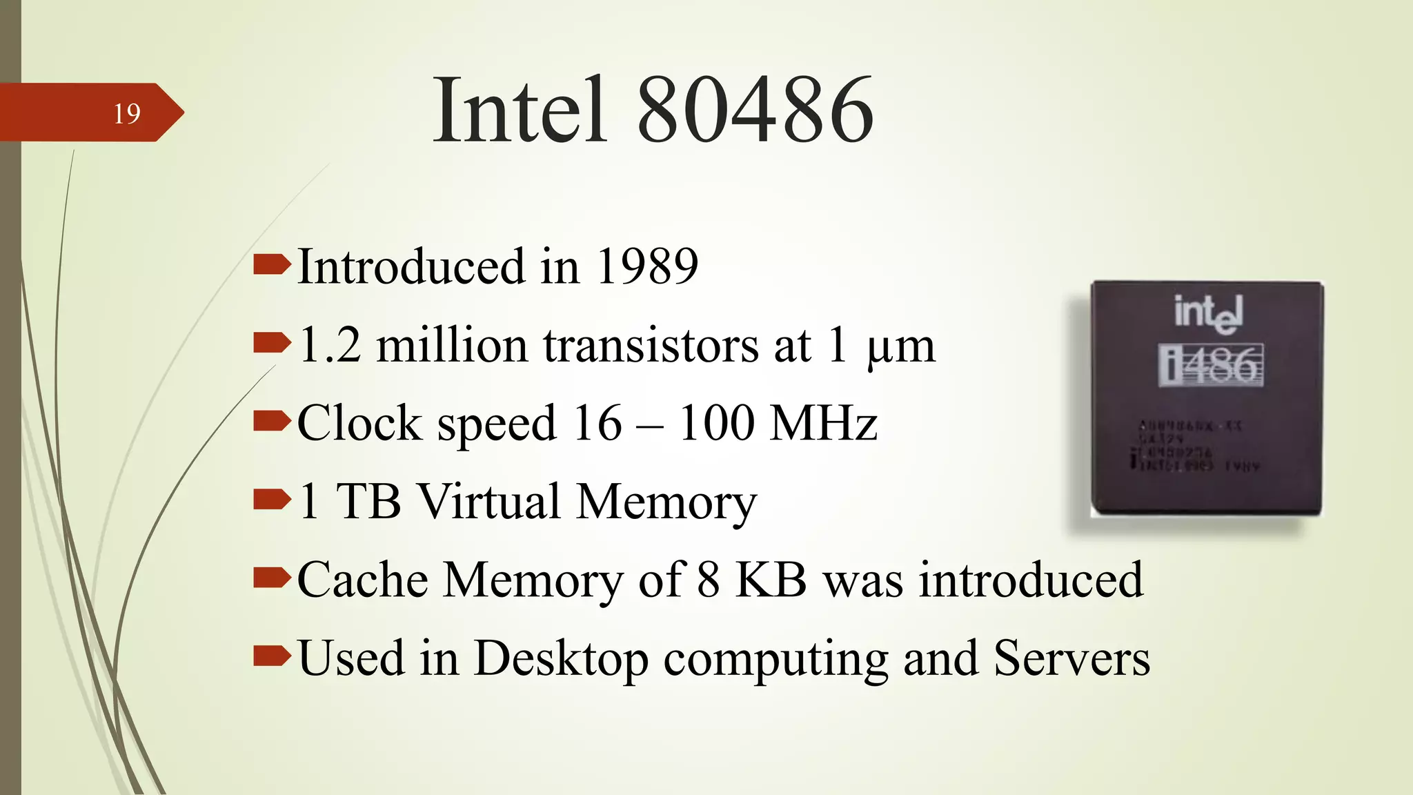 Evolution of Intel Processors | PPTX
