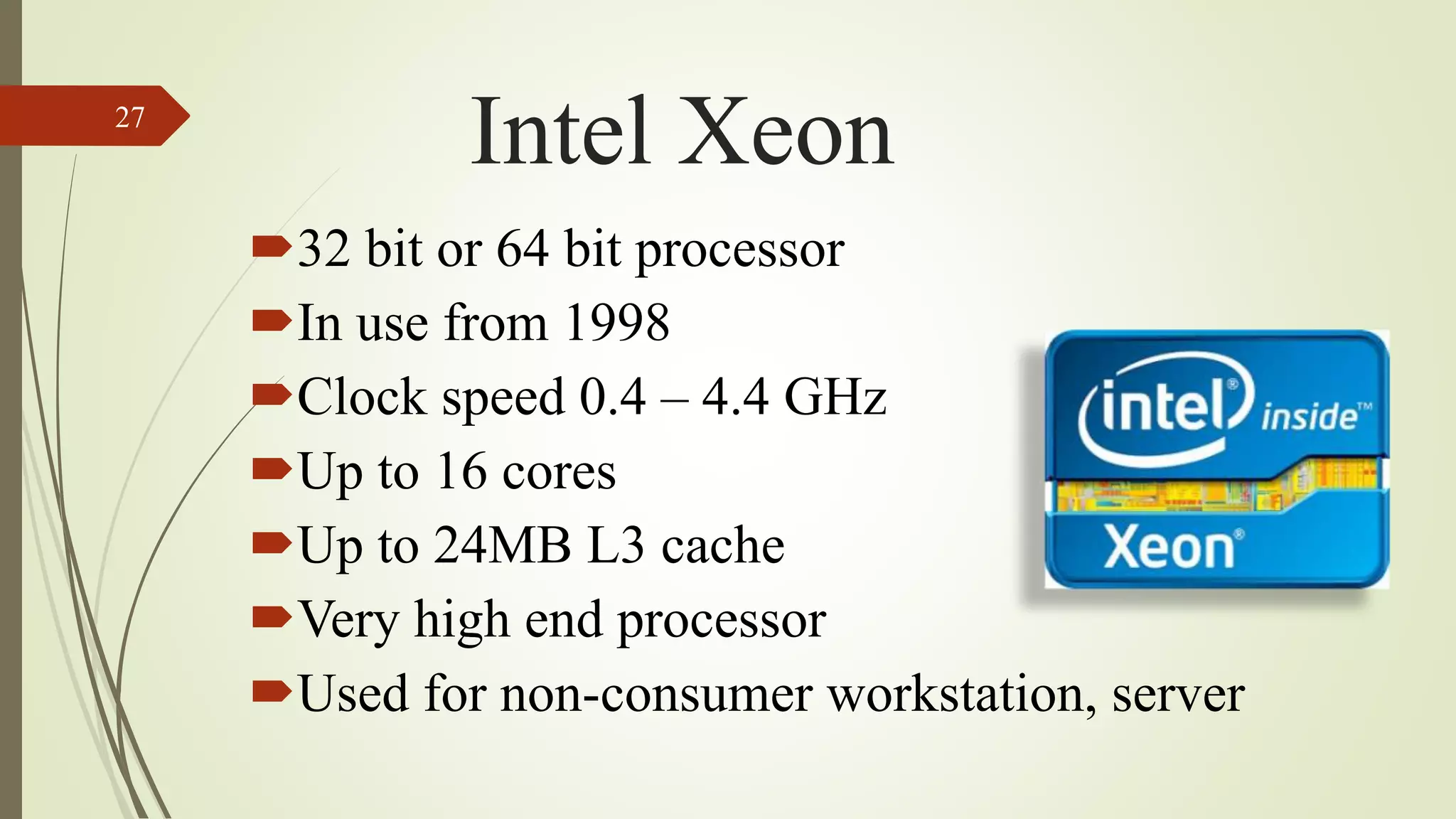 Evolution of Intel Processors | PPTX