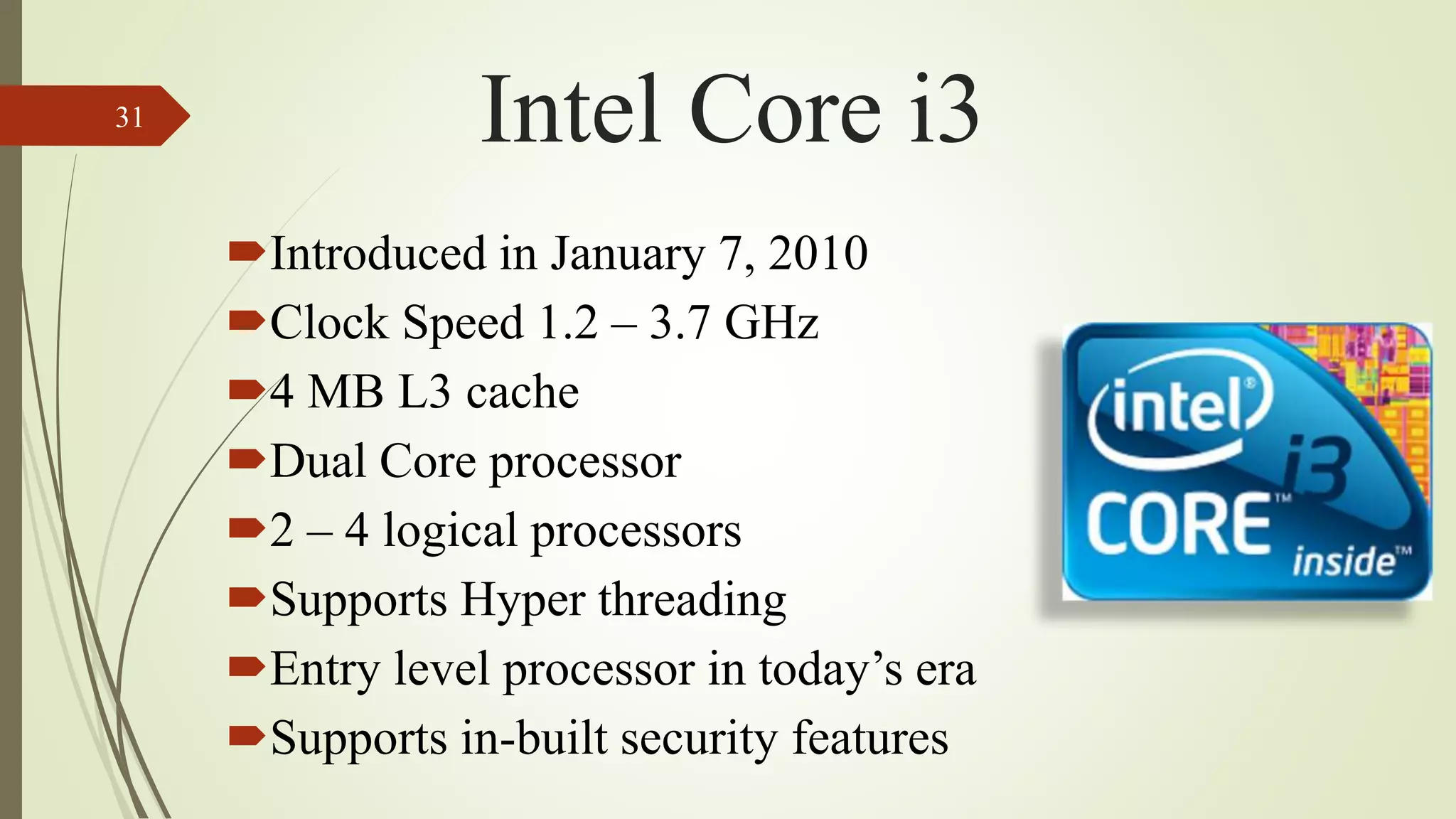 Evolution of Intel Processors | PPTX