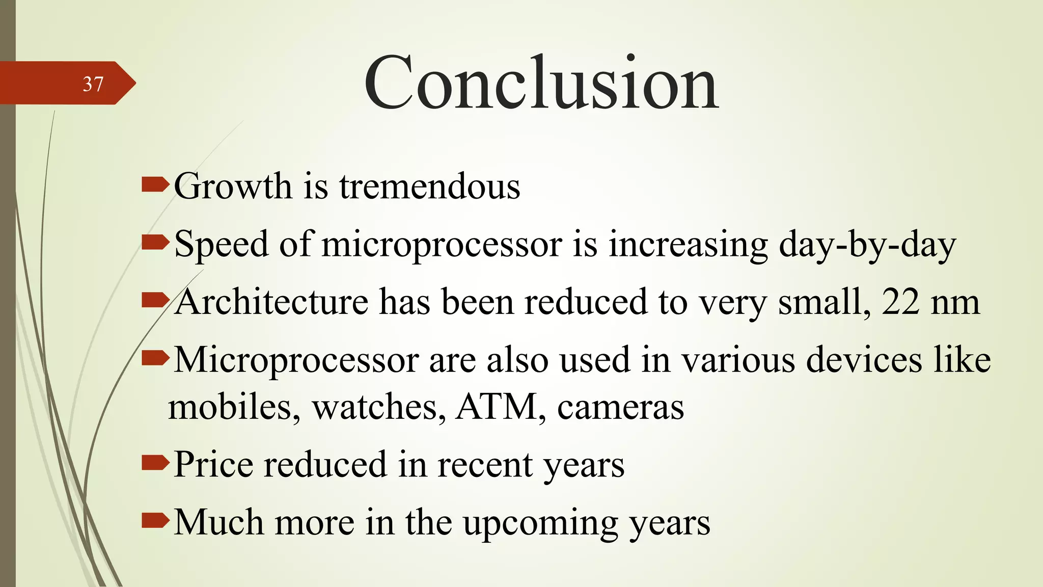 Evolution of Intel Processors | PPTX