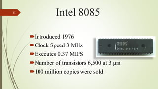Evolution of Intel Processors | PPTX