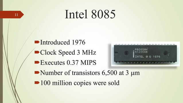 Evolution of Intel Processors | PPTX | Laptops | Computing