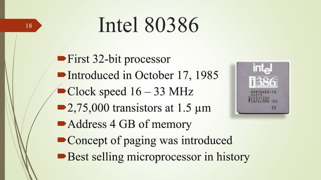 Evolution of Intel Processors | PPTX | Laptops | Computing