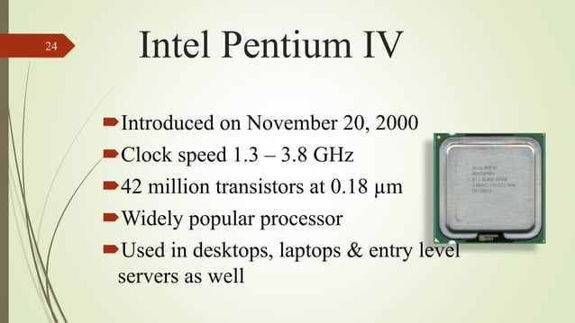 Evolution of Intel Processors | PPTX | Laptops | Computing