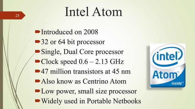 Evolution of Intel Processors | PPTX | Laptops | Computing