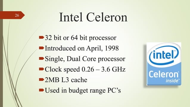 Evolution of Intel Processors | PPTX | Laptops | Computing