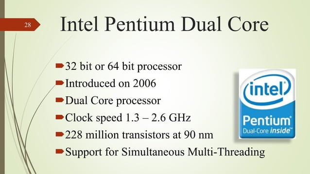 Evolution of Intel Processors | PPTX | Laptops | Computing