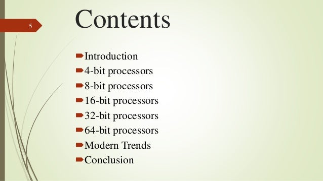 Evolution of Intel Processors