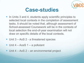 Introduction to VCE Environmental Science - Teacher's PD | PPT