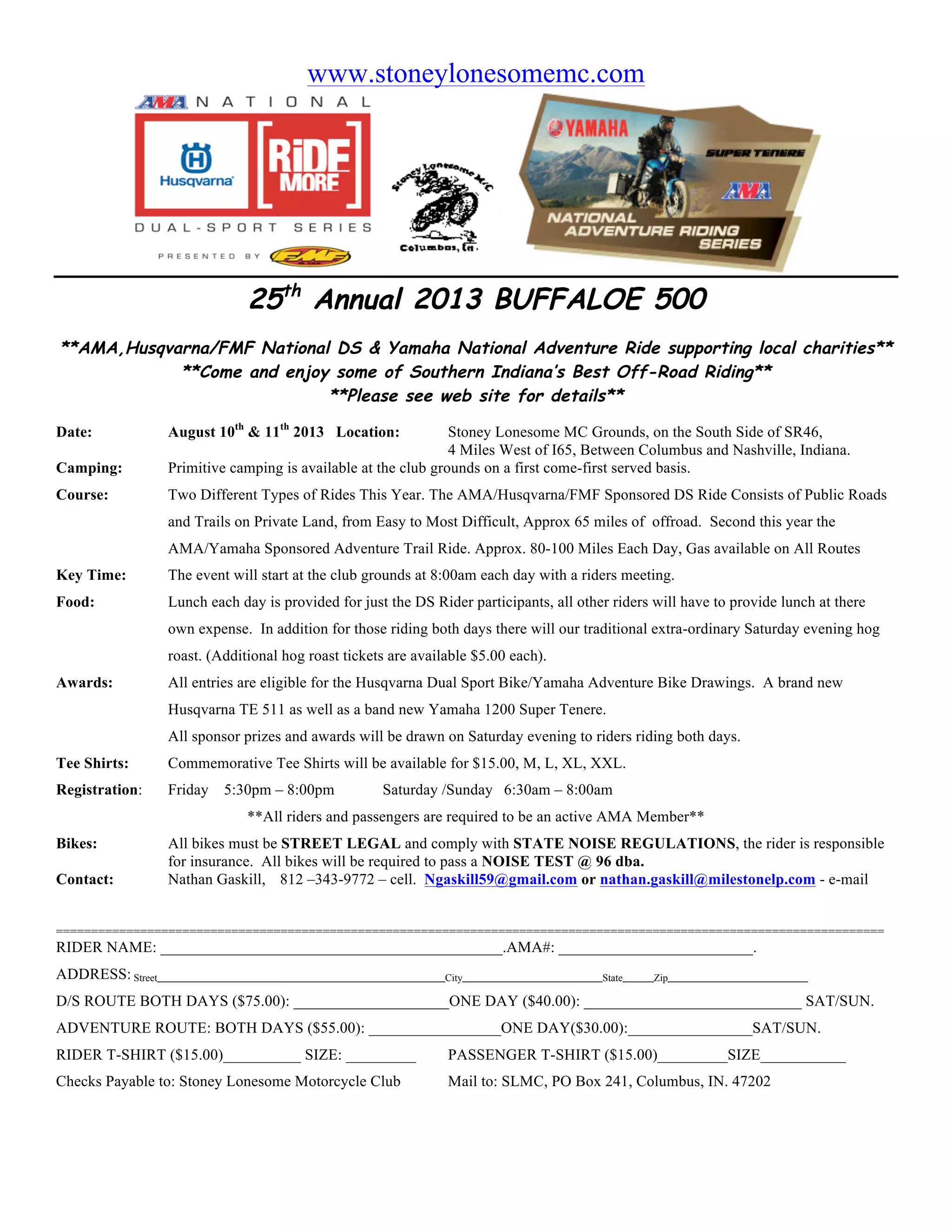2013 buffaloe flyer | PDF