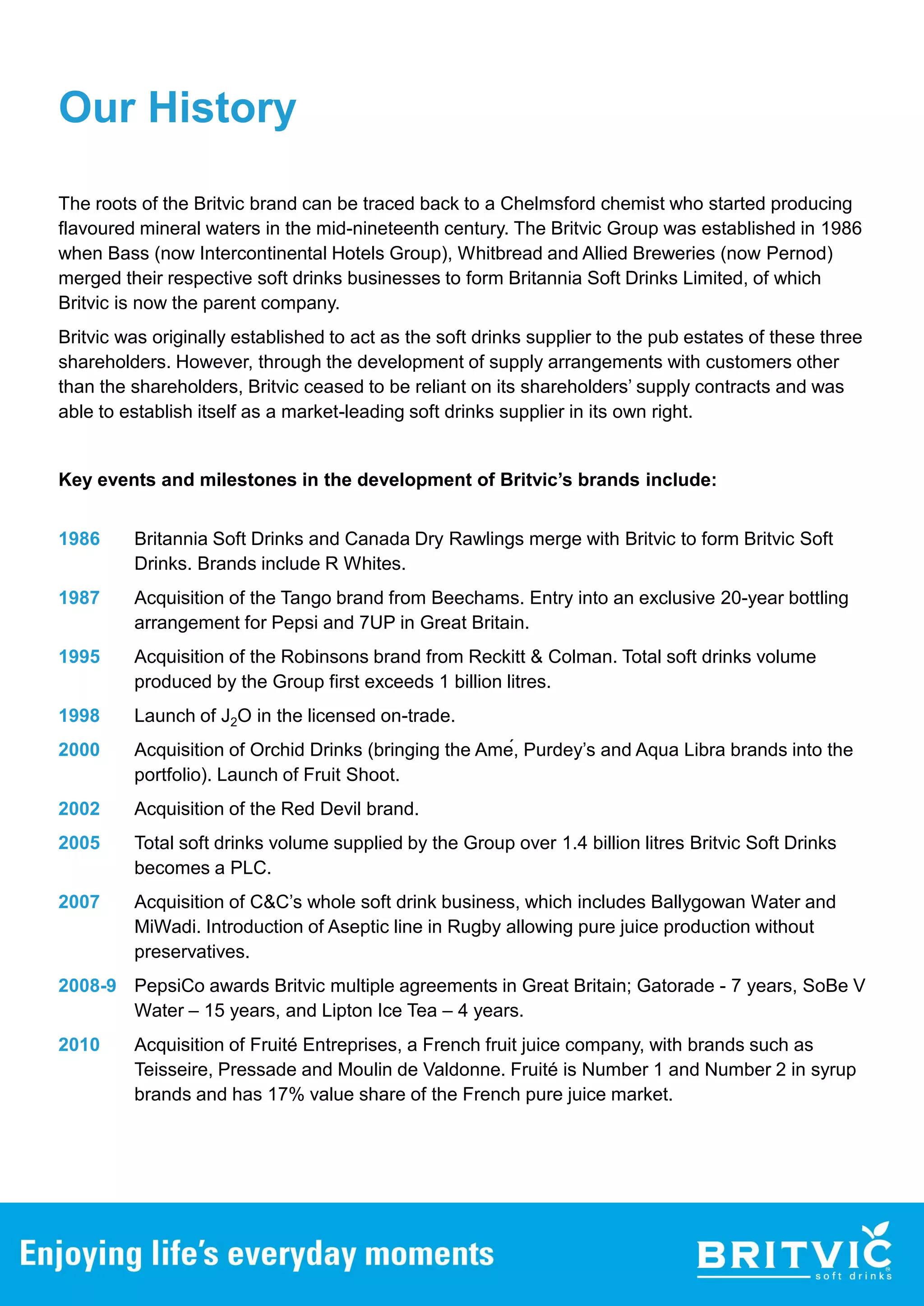 An Introduction to Britvic | PDF