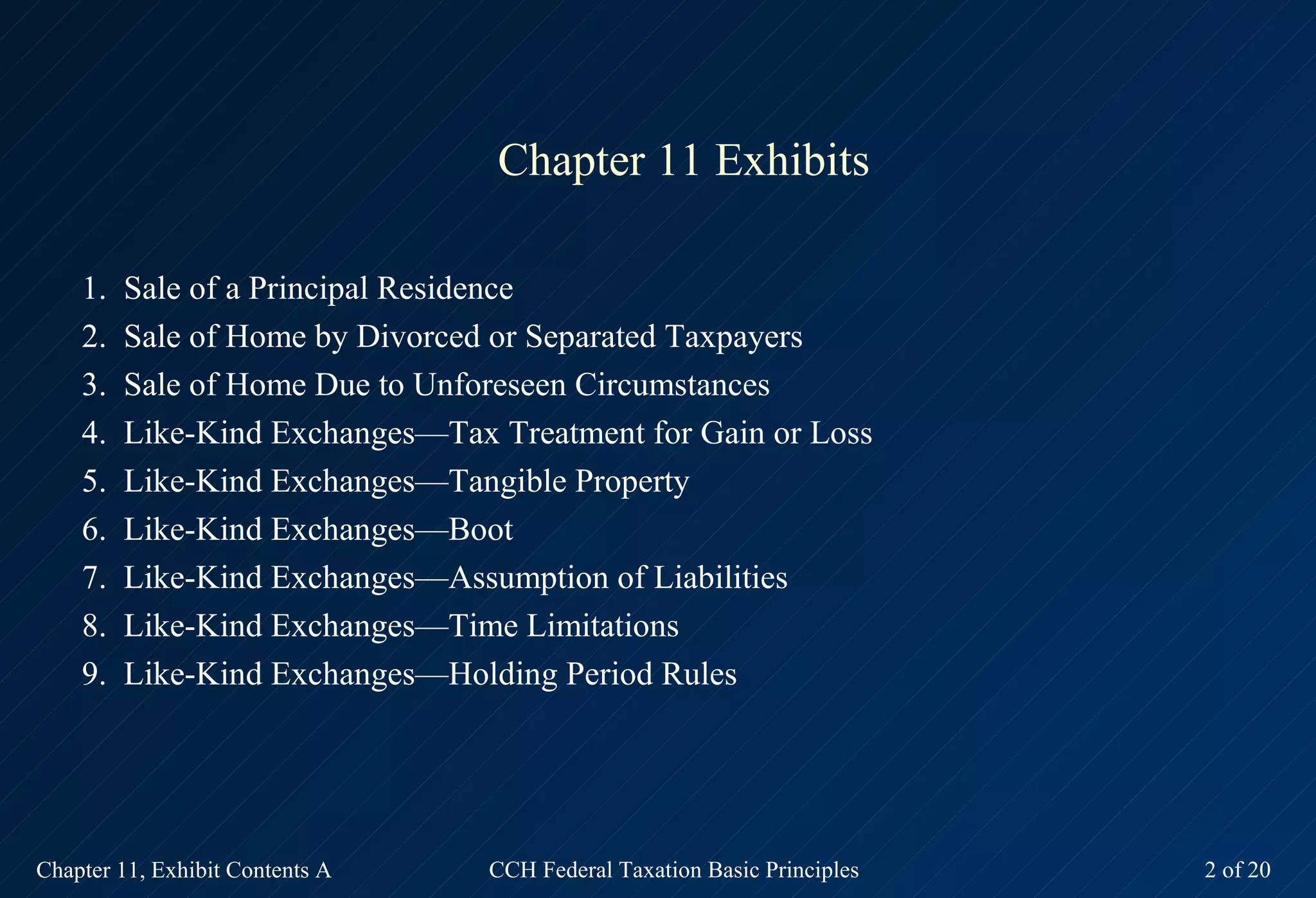 2013 cch basic principles ch11 | PPT