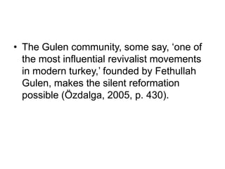 2013 CESNUR - The Gulen movement and its contributions (revised version ...