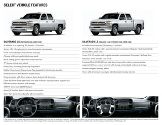 2013 Chevrolet Silverado Brochure | South Jersey Chevrolet Dealer | PDF