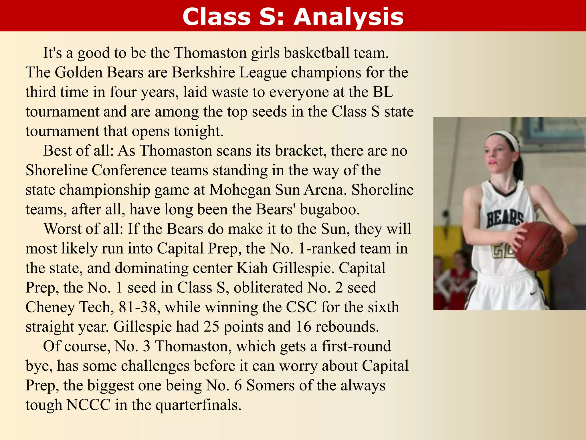 2013 ciac girls bracket print 2 | PPT