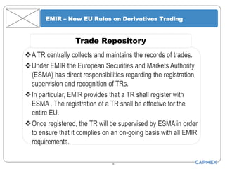 European Market Infrastructure Regulation (EMIR) - New EU Rules on ...