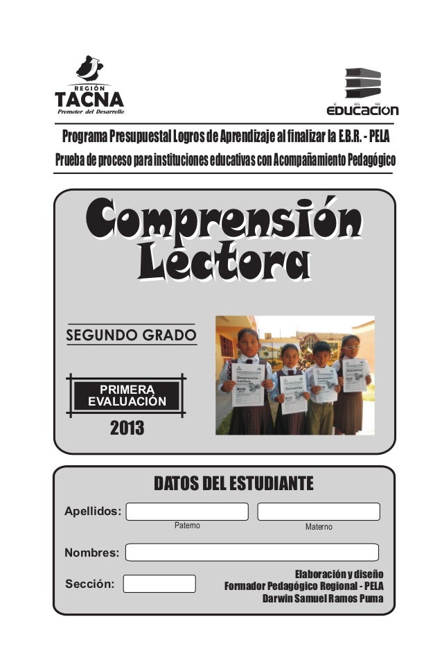 PRUEBA ECE 2do GRADO.