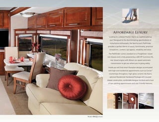 2013 Coachmen Sportscoach Pathfinder Class A Motorhome | PDF