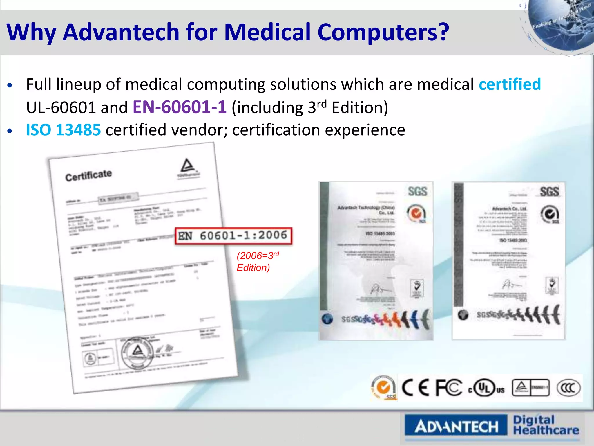 Advantech Digital Healthcare Company Introduction | PPTX