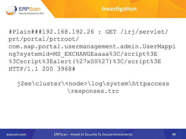 SAP portal: breaking and forensicating | PDF