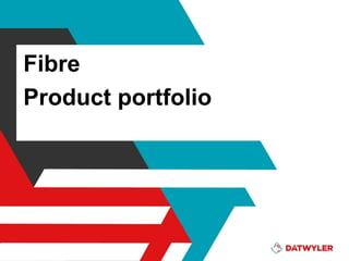 2013 datwyler training 4 fibre product overview - info tech middle east ...