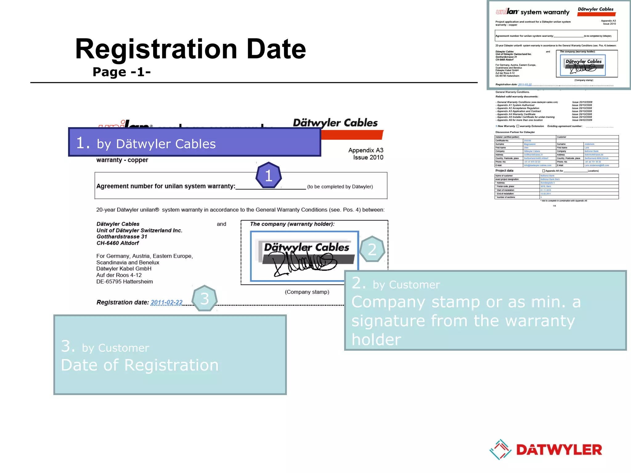 2013 datwyler training 5 warranty - - info tech middle east | PPT