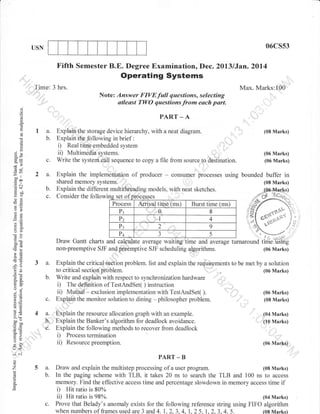 5th semester Computer Science and Information Science Engg (2013 December) Question Papers | PDF ...