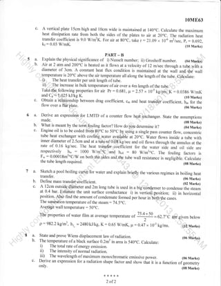 6th Semester Mechanical Engineering (2013-December) Question Papers | PDF