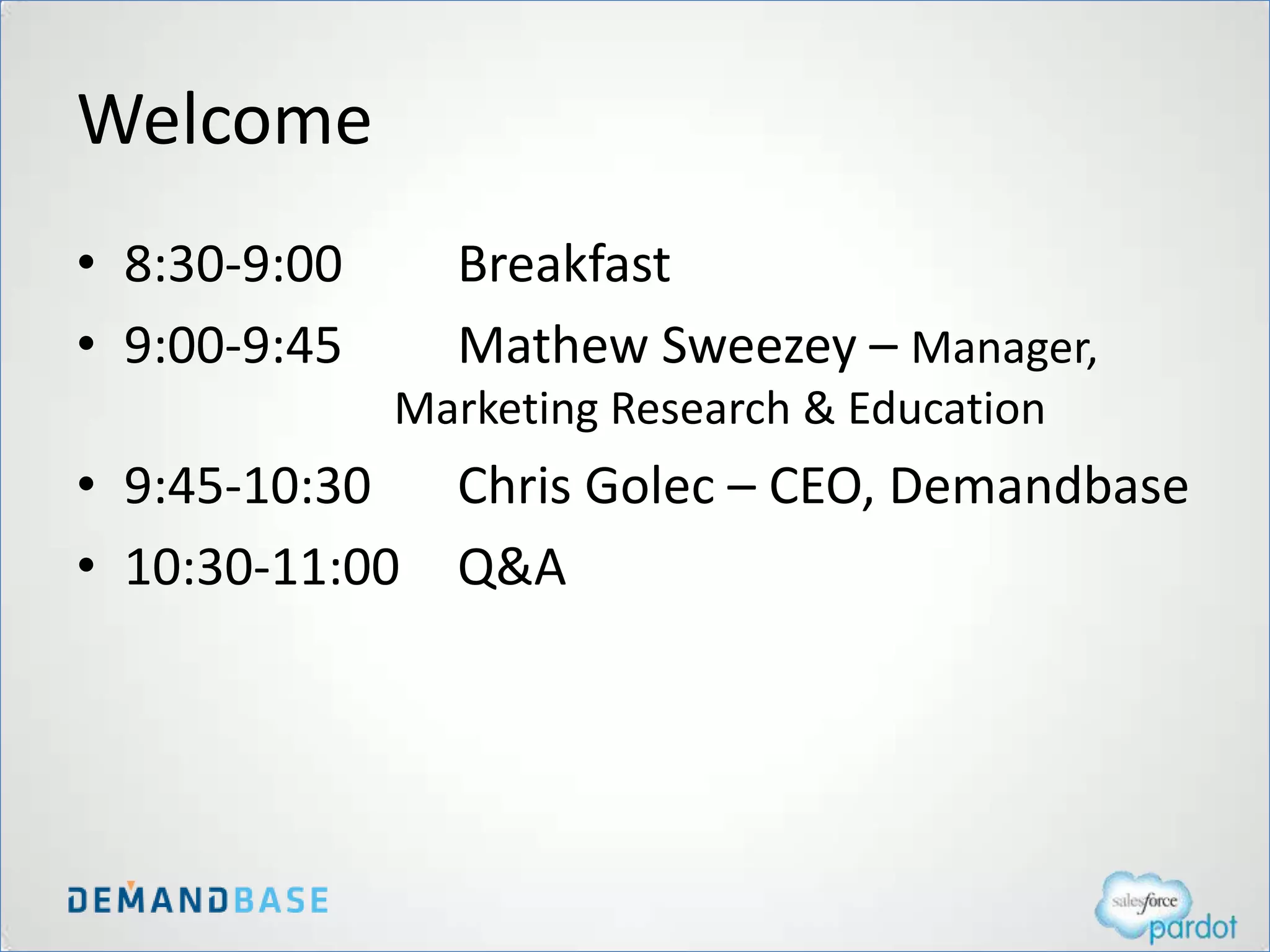 2013 ExactTarget/Demandbase B2B Lifecycle Marketing Presentation ...