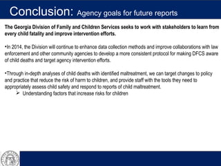 2013 DFCS Child Fatality Analysis Presentation | PPT