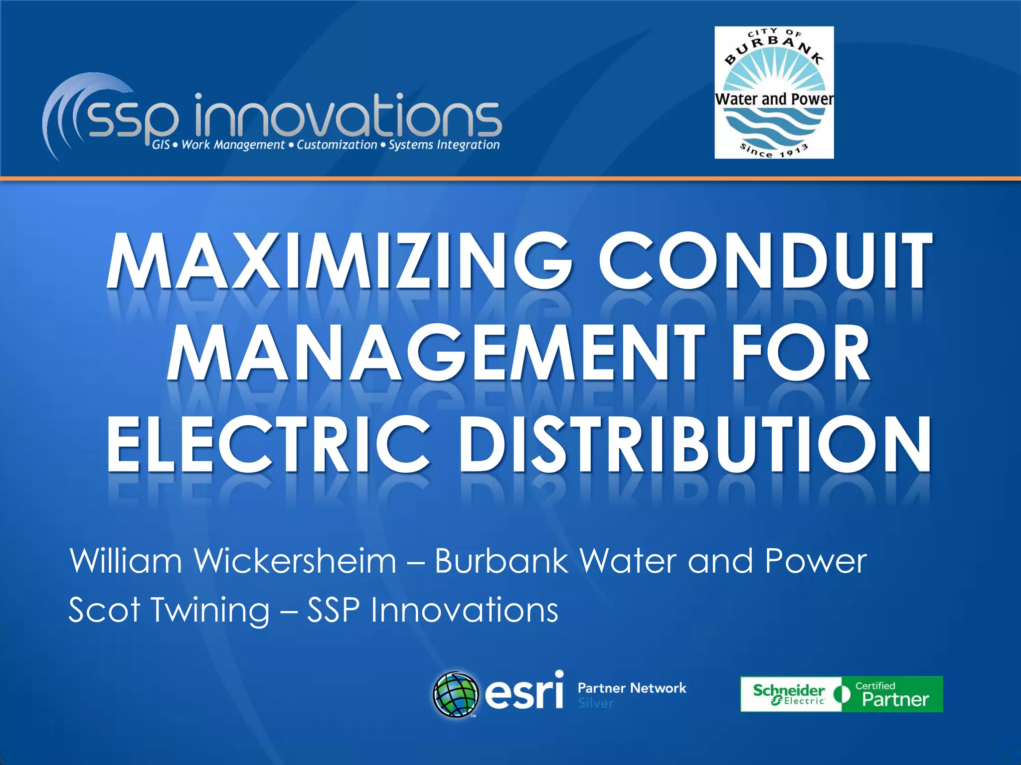 Maximizing Conduit Manager For Electric Distribution | PDF