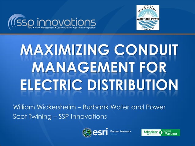 Maximizing Conduit Manager For Electric Distribution | PPT