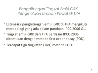 emisi grk limbah padat | PPT