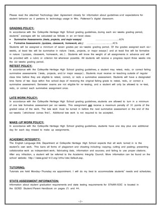 2013 english iii_syllabus | DOCX | Educational Assessment | Education