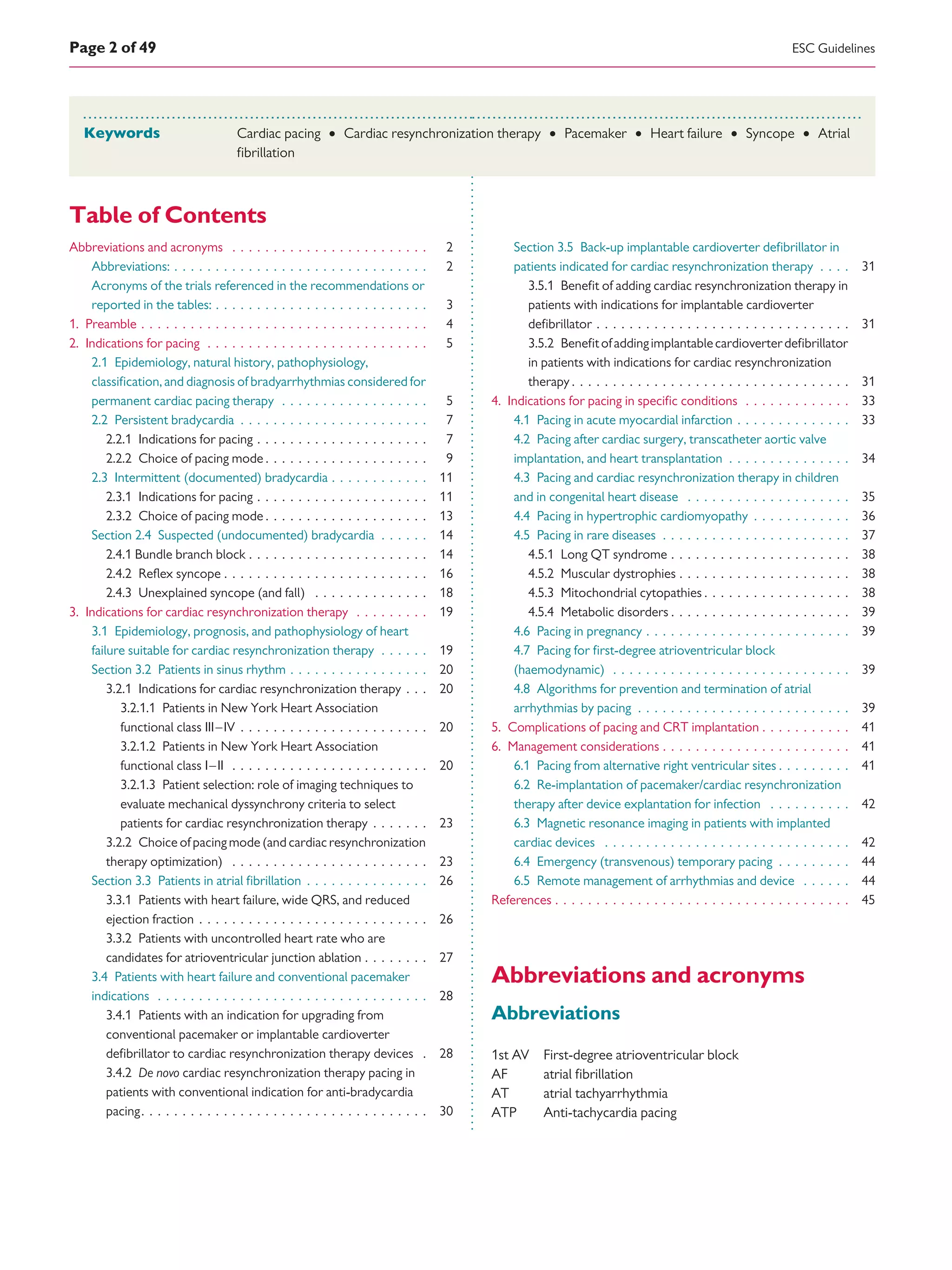 2013 esc guidelines on cardiac pacing and cardiac resynchronization ...