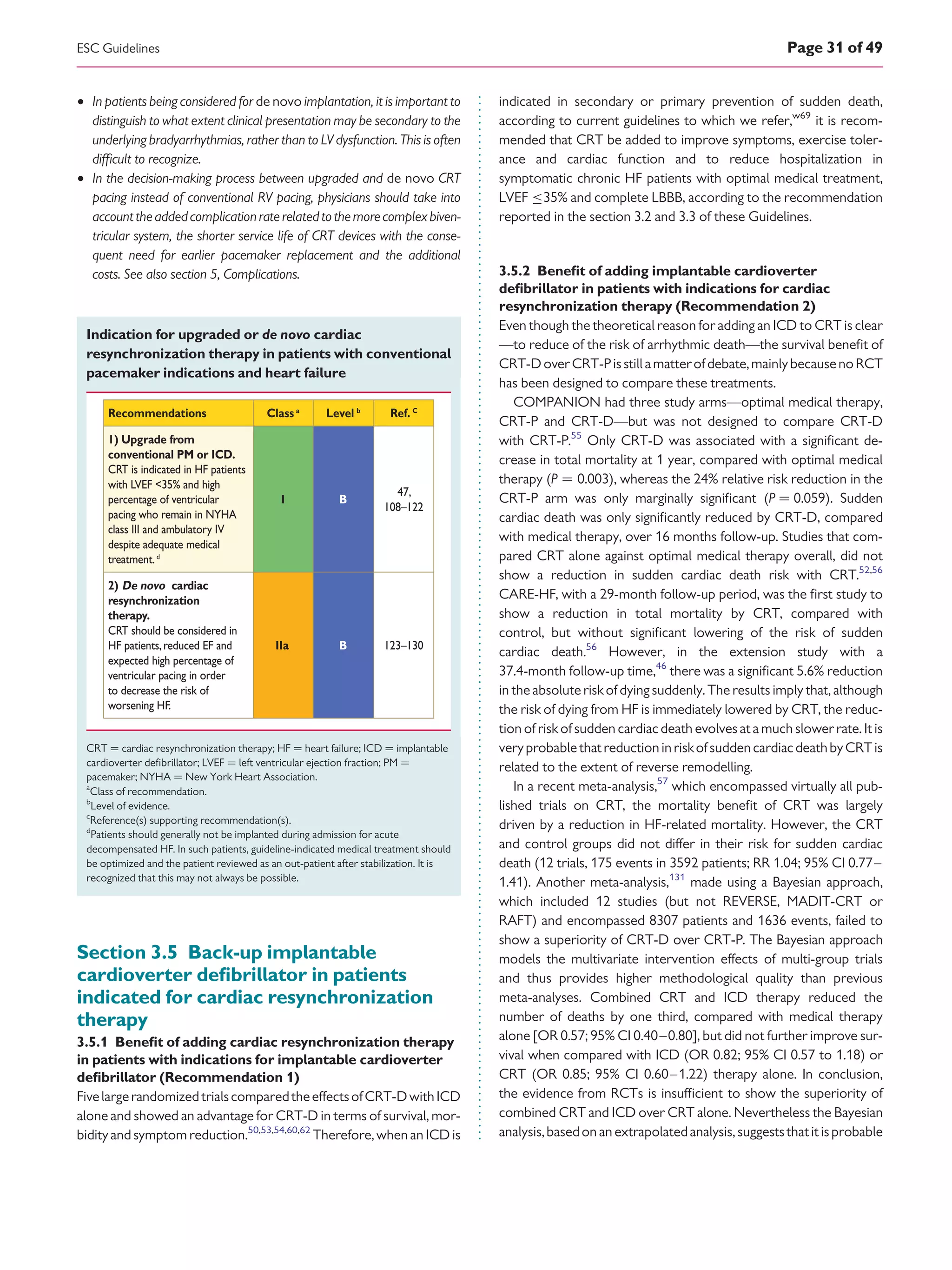 2013 esc guidelines on cardiac pacing and cardiac resynchronization ...