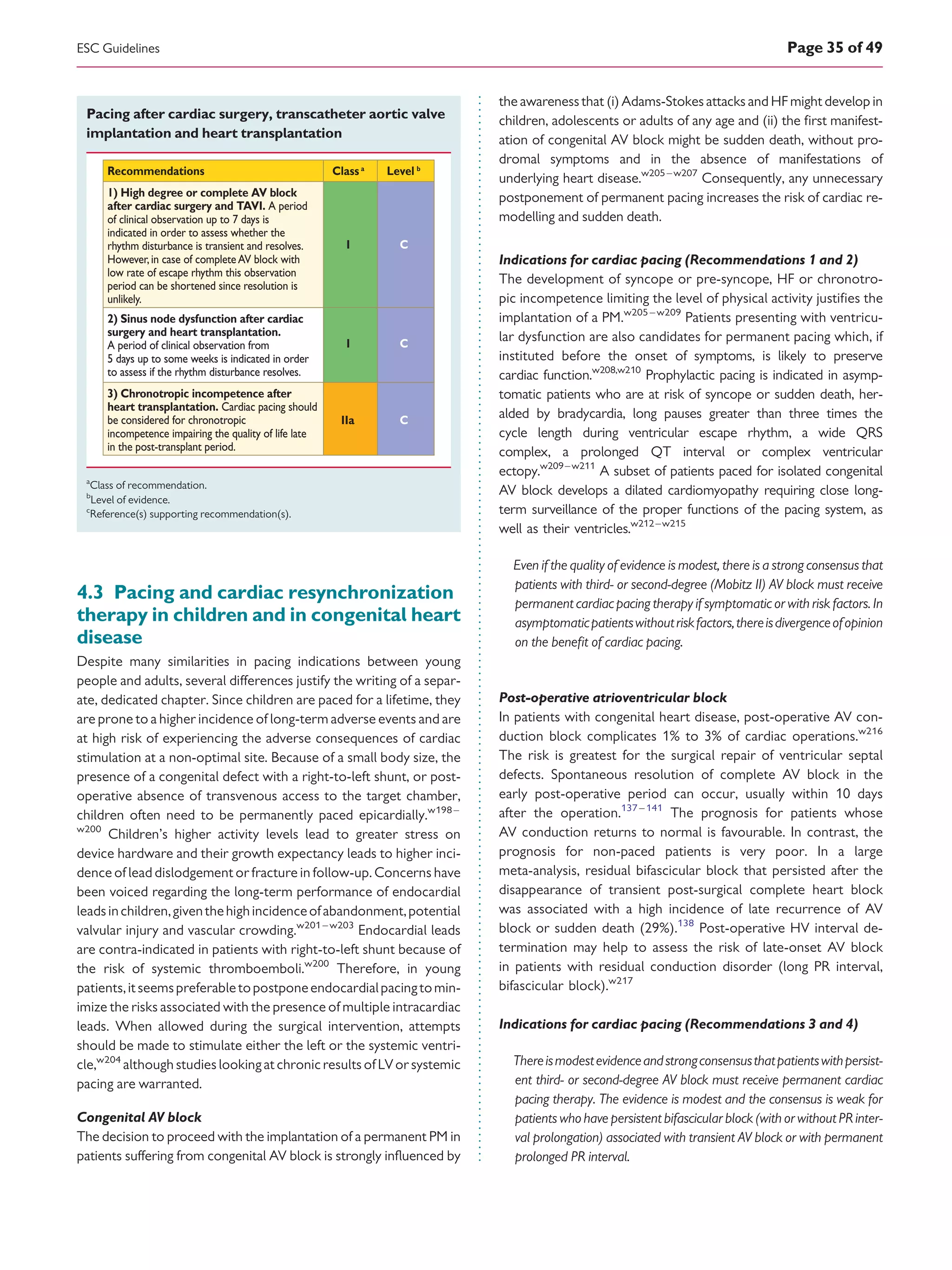 2013 esc guidelines on cardiac pacing and cardiac resynchronization ...