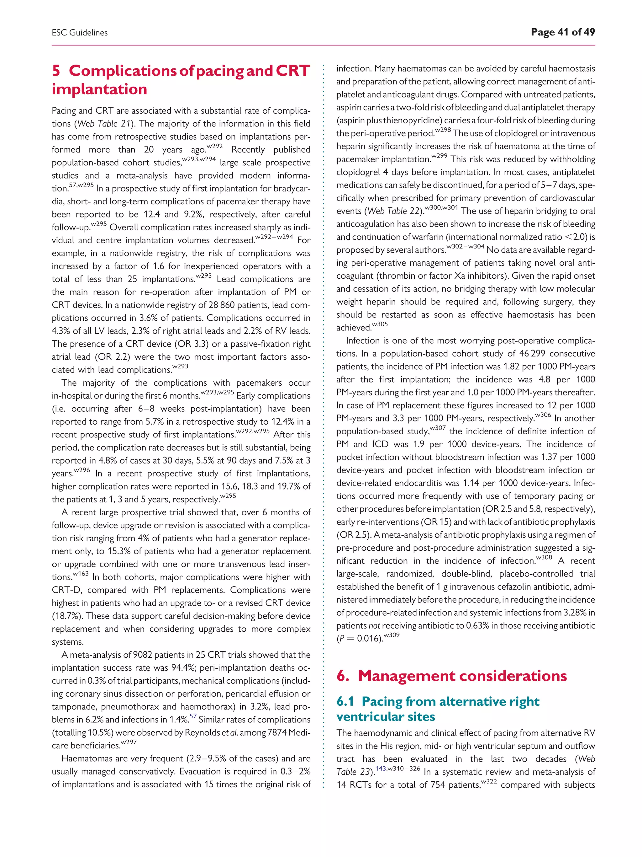 2013 esc guidelines on cardiac pacing and cardiac resynchronization ...