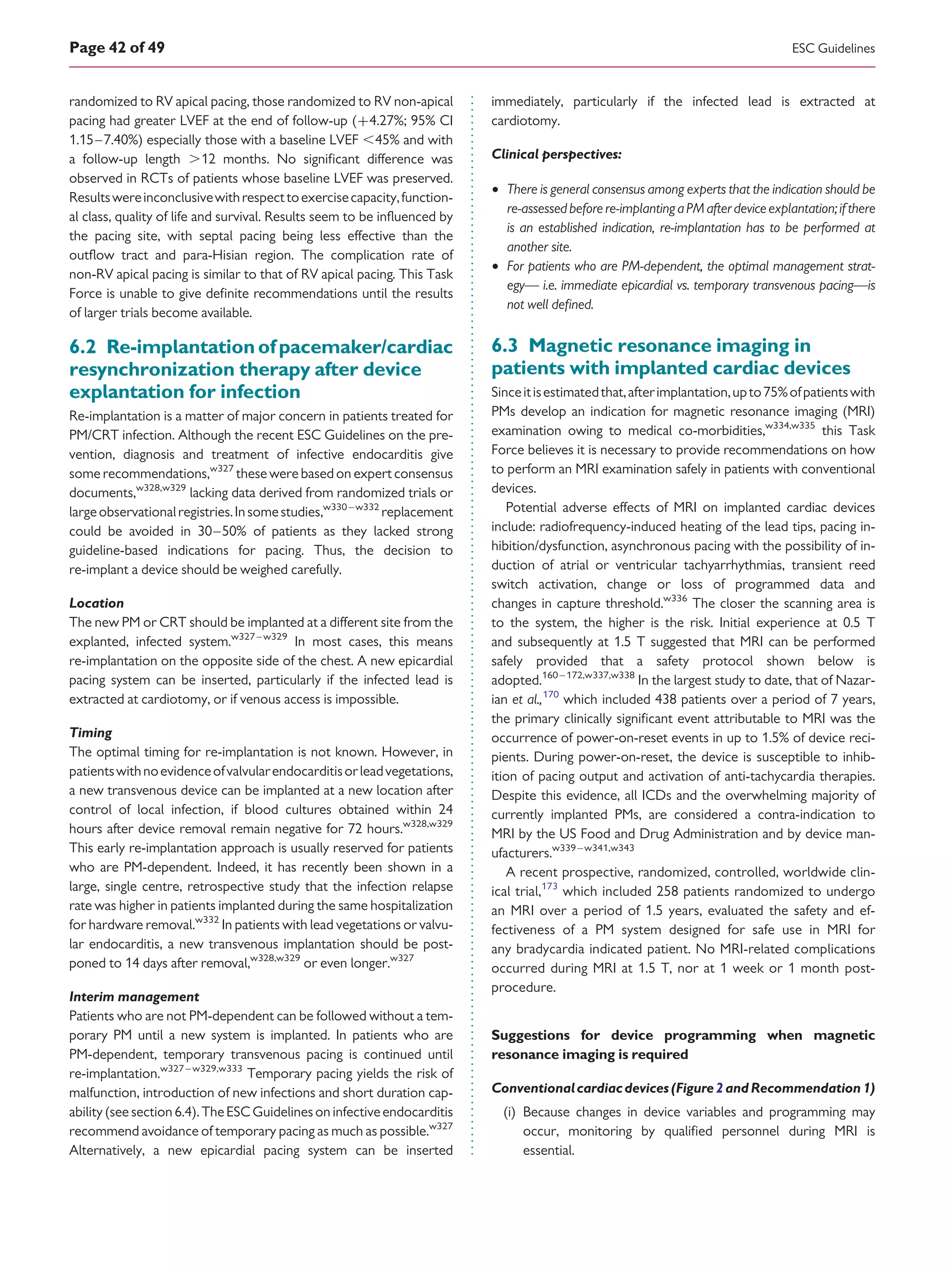 2013 esc guidelines on cardiac pacing and cardiac resynchronization ...