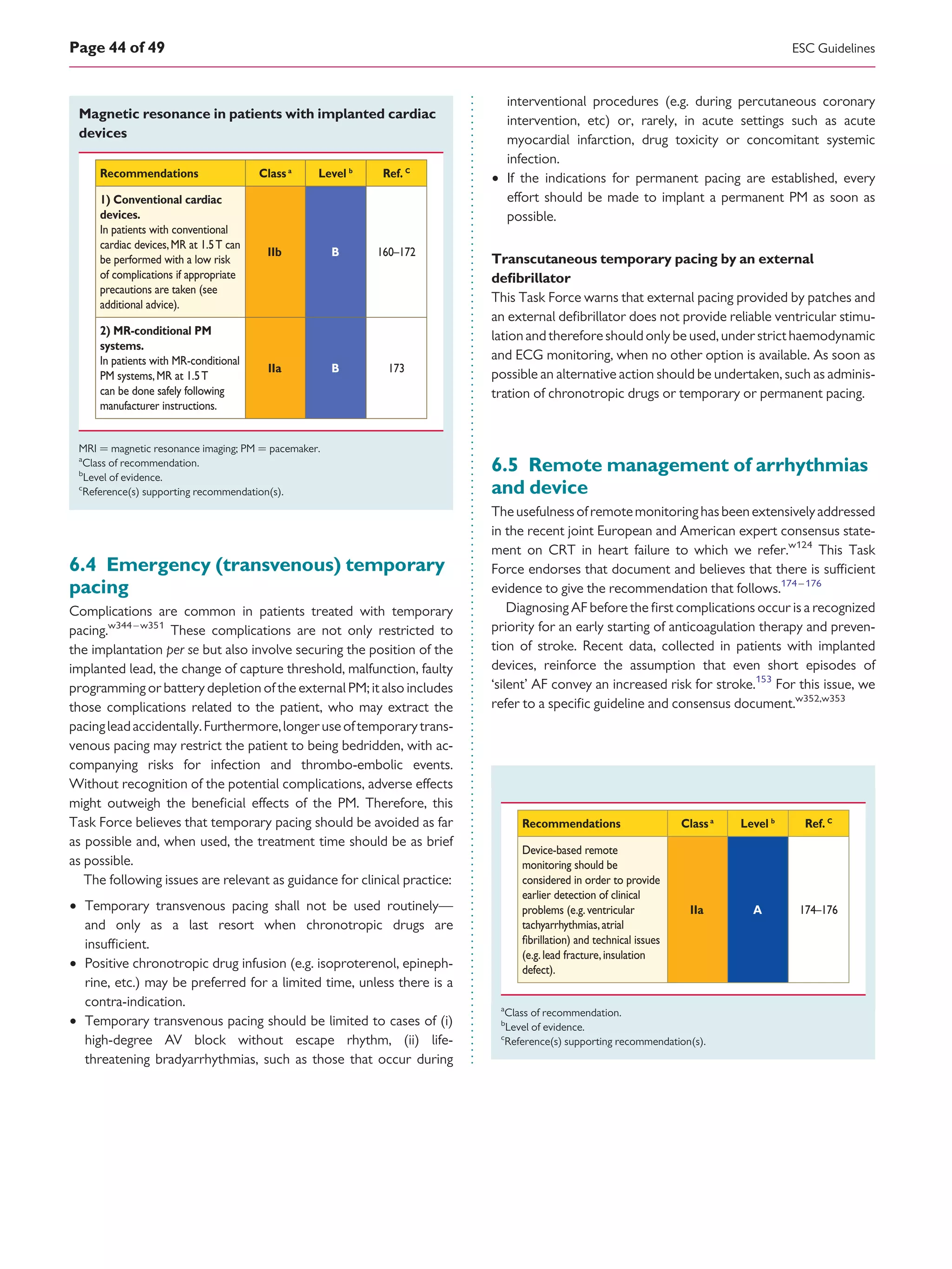 2013 esc guidelines on cardiac pacing and cardiac resynchronization ...