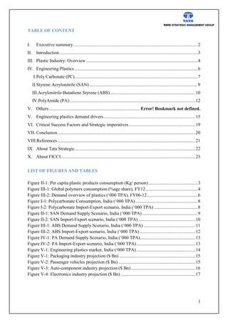 Opportunities in Engineering Plastics | PDF
