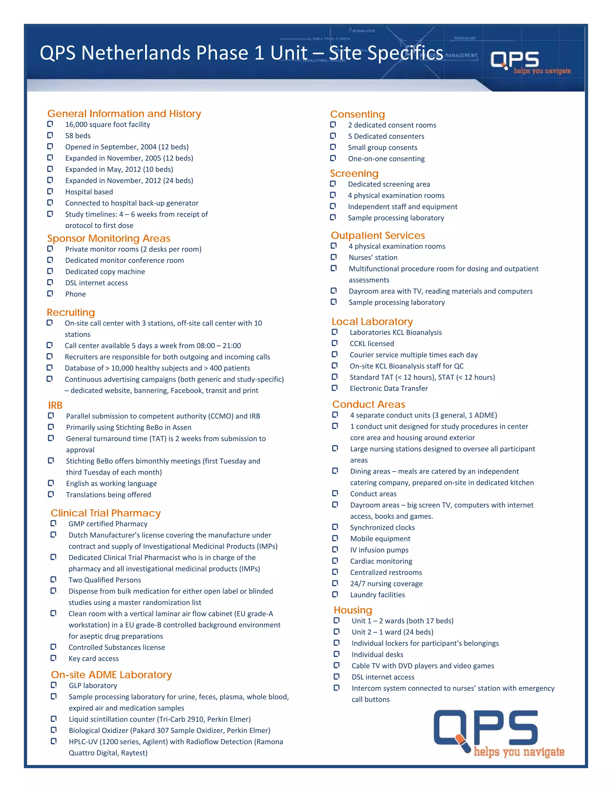 QPS First-in-Human Flyer | PDF