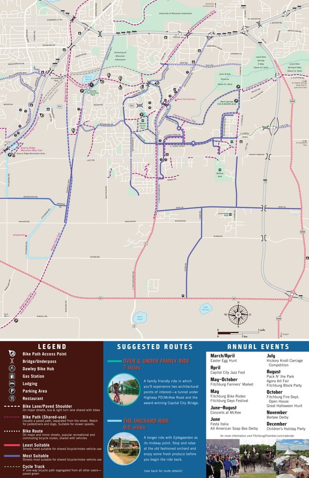 Fitchburg, WI Bike Trail Map | PDF