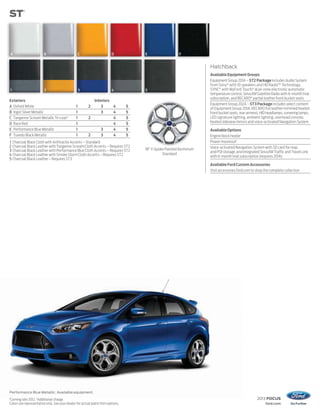 2013 ford _focus_brochure | PDF | Automotive Industry | Industries