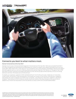2013 ford _focus_brochure | PDF | Automotive Industry | Industries