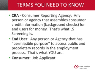 Fair Credit Reporting Act Basics | PPTX