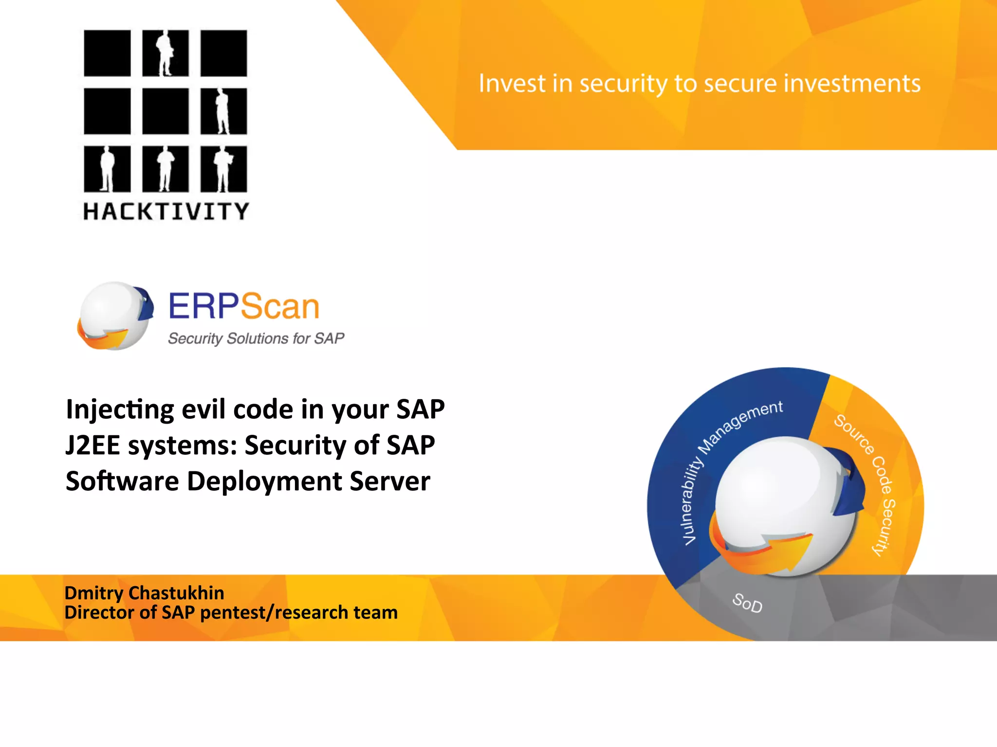 SAP SDM Hacking | PDF